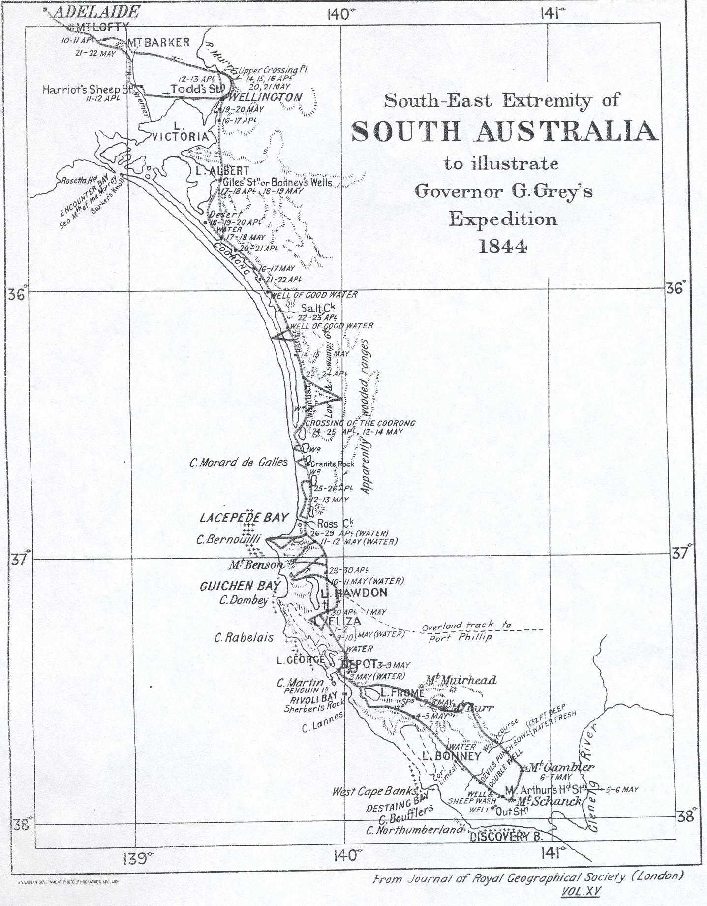 GOLD - OVERLAND TREK (BURRA to Mt ALEXANDER) by CHARLES SAUNDRY RULE
